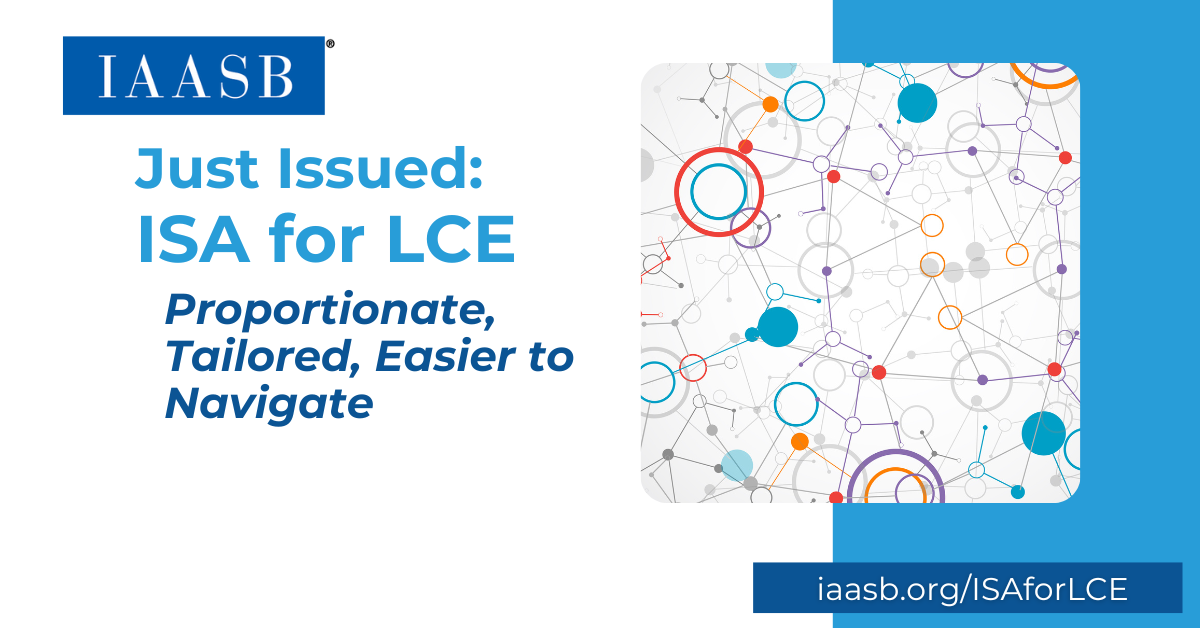 ISA for LCE: A Standard for Audits of Less Complex Entities | IAASB