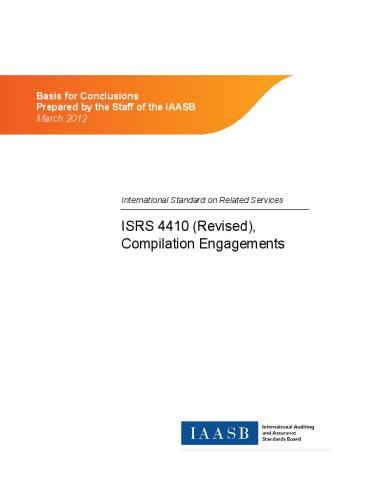 International Standard on Related Services (ISRS) 4410 (Revised ...